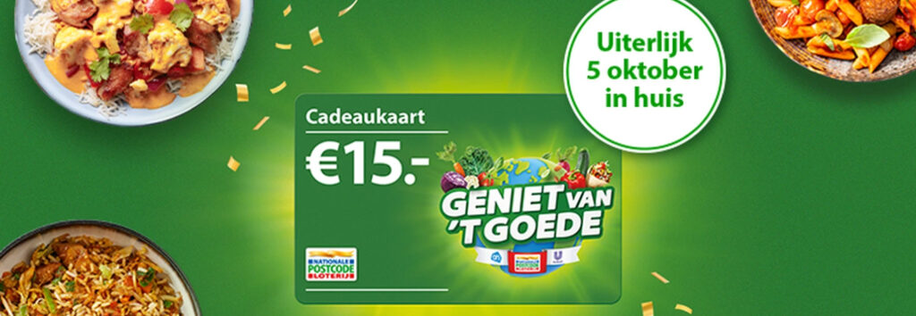 Postcode Loterij cadeaukaart! - Albert Heijn Zonnenberg